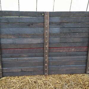 Thin Blue Line Flag, Rustic Pallet Flag 36"x19 1/2, Birthday Gift - Etsy