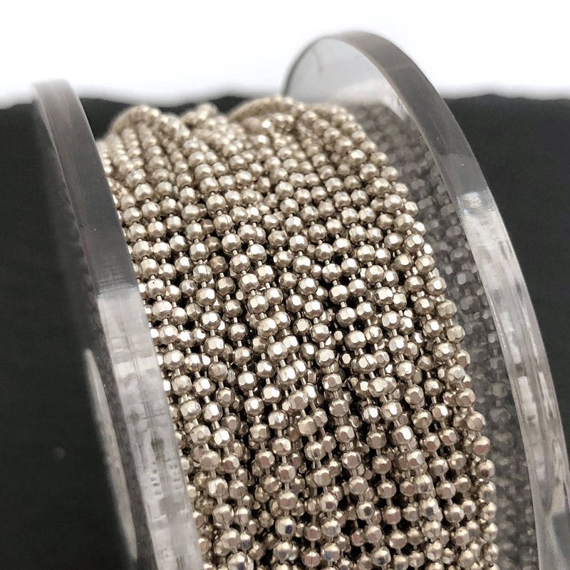 Faceted Ball Chain - Etsy