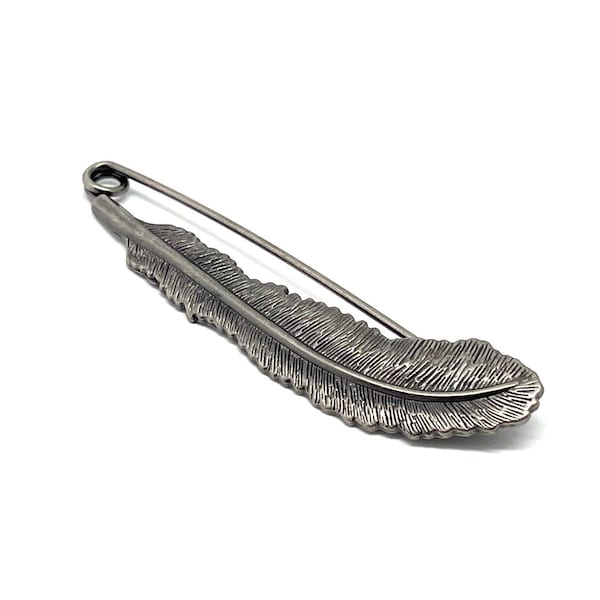 Feather Brooch Pin - Etsy UK