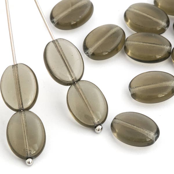 Flat Oval Bead - Etsy