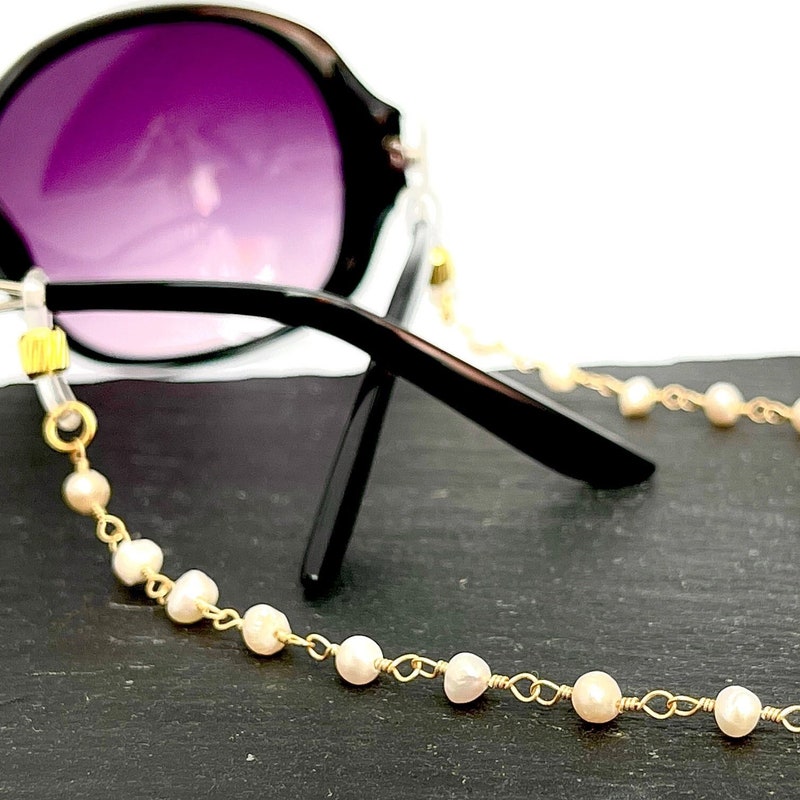 Gold Eyeglass Chain - Etsy