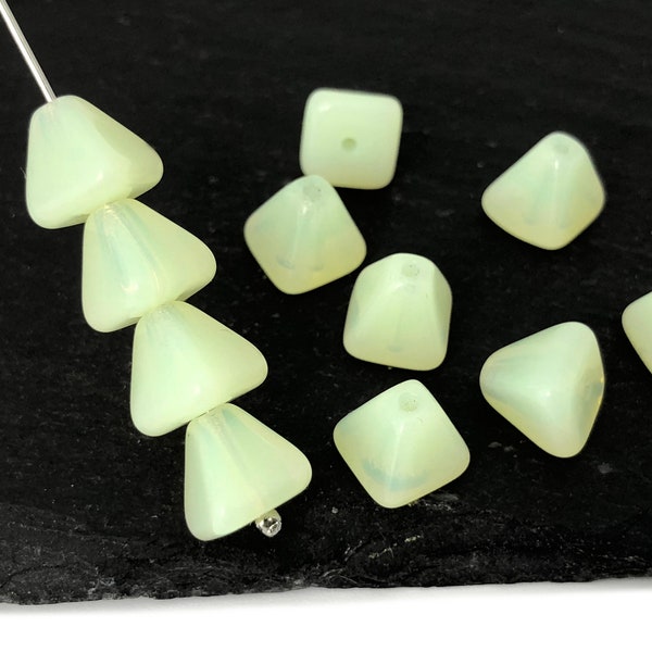 Czech Triangle Bead - Etsy