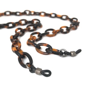 Tortoise Shell Eyeglass Chain, Eyeglass Holder, Eyeglass Lanyard ...