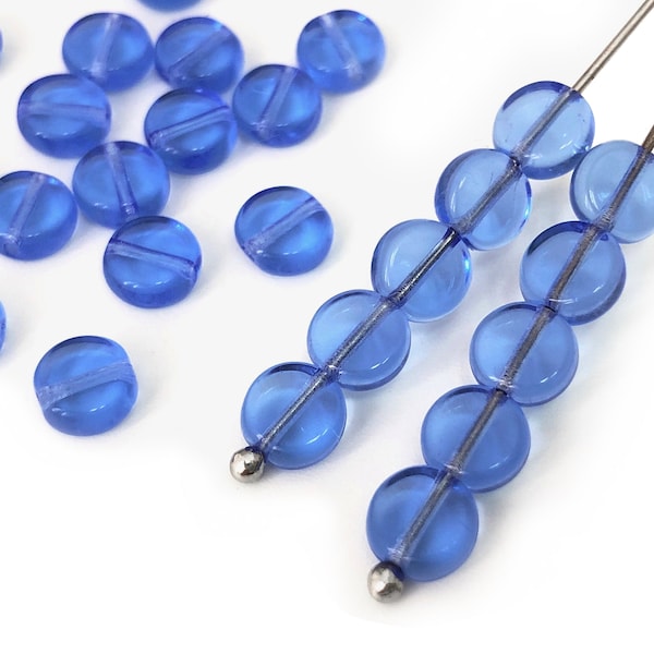 Flat Round Beads - Etsy