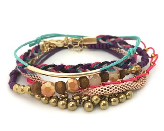 Boho chic bracelet | Etsy