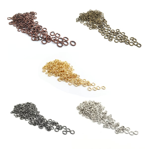 Copper Split Rings - Etsy