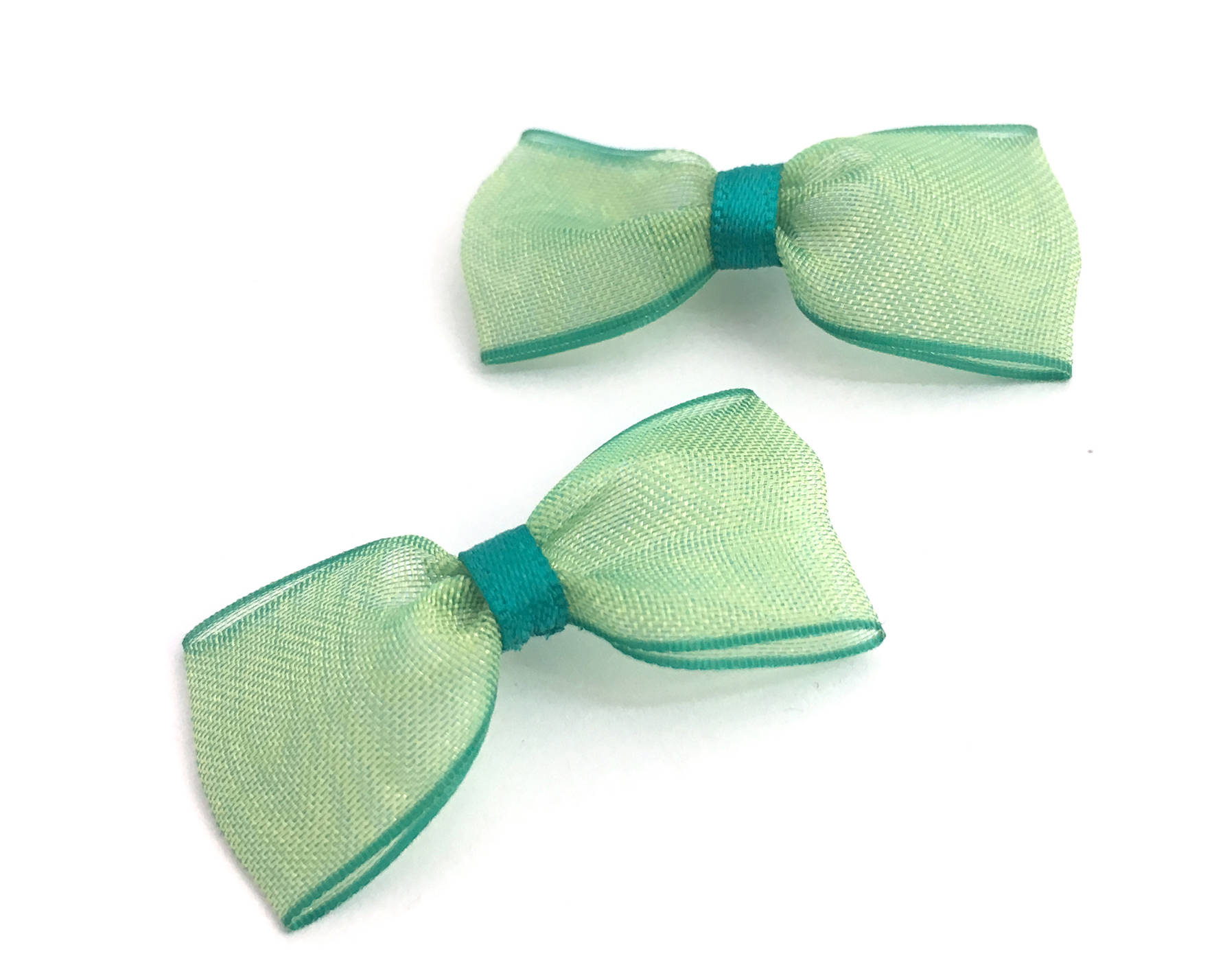 Mini Bow Organza Ribbon Bow Tiny Hair Bow Bow - Etsy