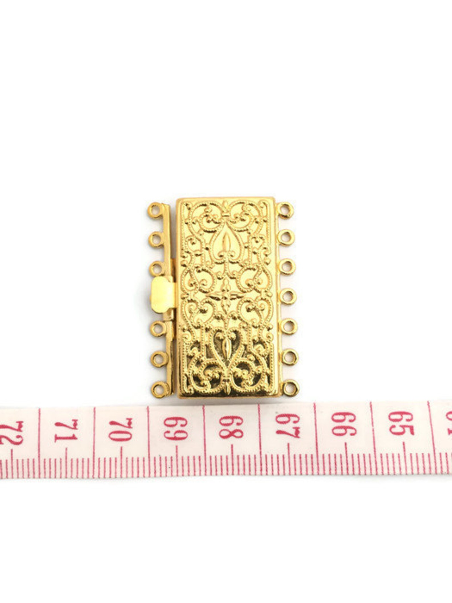 Gold Plated Box Clasp Large Necklace Clasp Big Necklace | Etsy