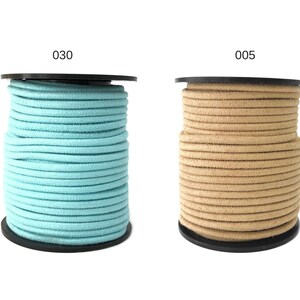 2yard 3mm Round Suede Cord, Faux Suede Cord, Necklace Cord, Bracelet ...