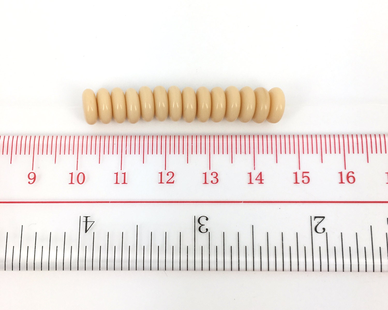 50pc 8mm Glass Rondelle Bead Honey Brown Flat Round Bead | Etsy