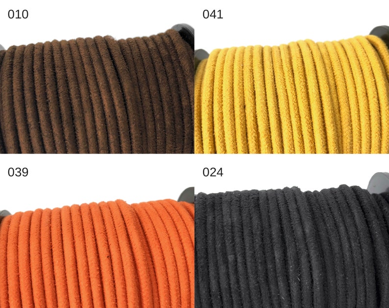 2yard 3mm Round Suede Cord, Faux Suede Cord, Necklace Cord, Bracelet ...