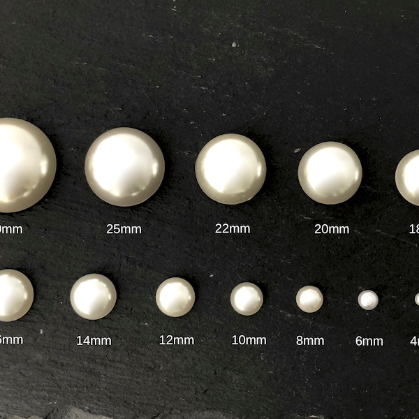 Flat Back Pearls - Etsy