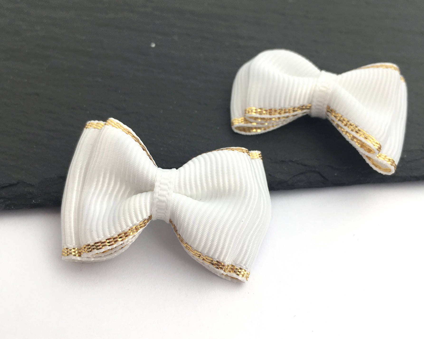 Tiny Bow Embellishment Rib Ribbon Bow Mini Bow Sew on - Etsy