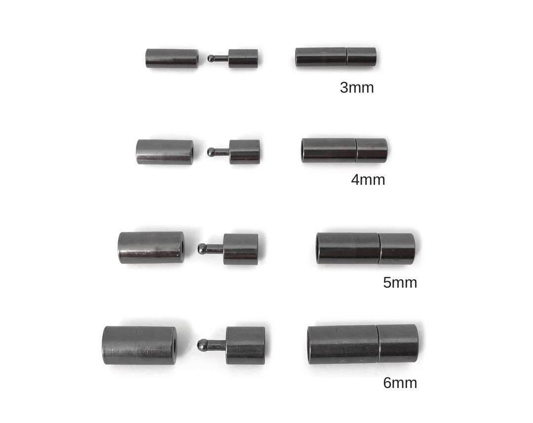 5 Leather Cord Clasp, Leather Necklace Clasp, Leather Bracelet Clasp ...