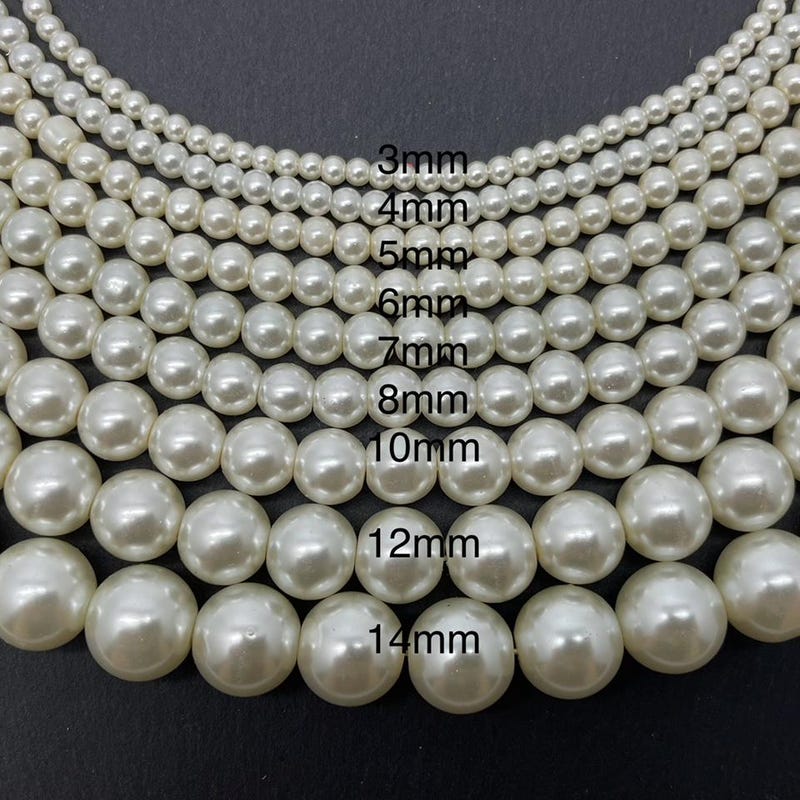 Pearl Glass Beads - Etsy