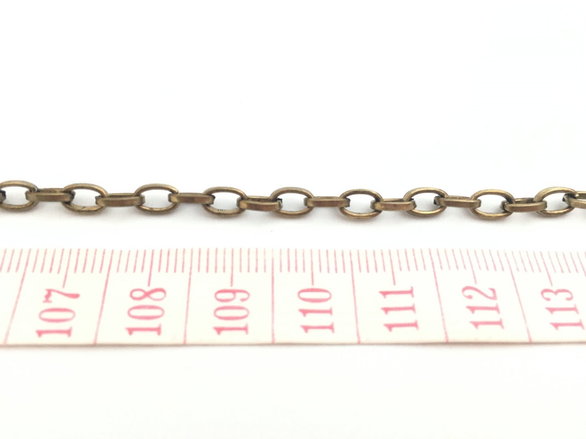 Oval Link Chain Cable Chain Steel Chain Necklace Chain - Etsy