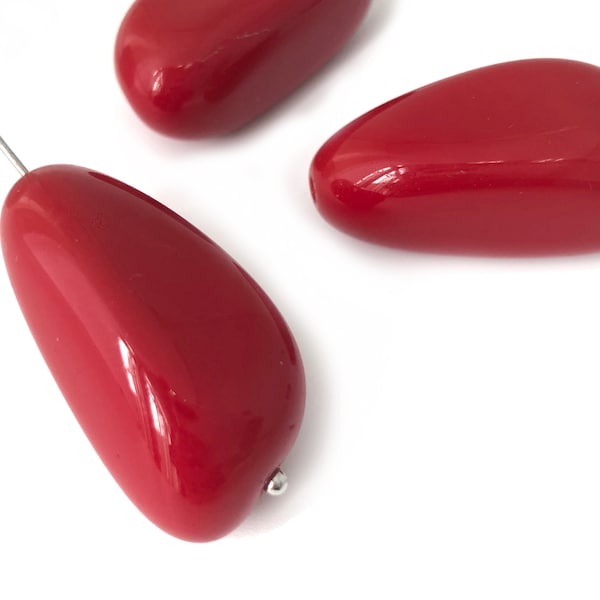 Red Focal Bead - Etsy