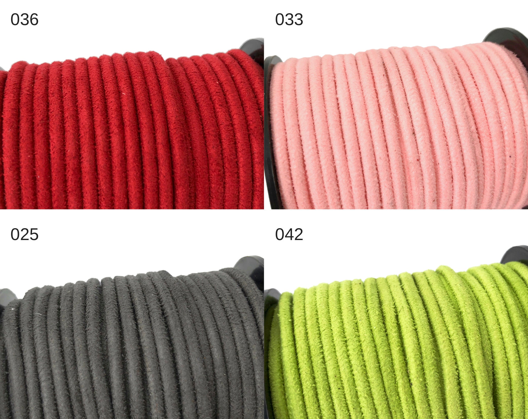 2yard 3mm Round Suede Cord, Faux Suede Cord, Necklace Cord, Bracelet ...