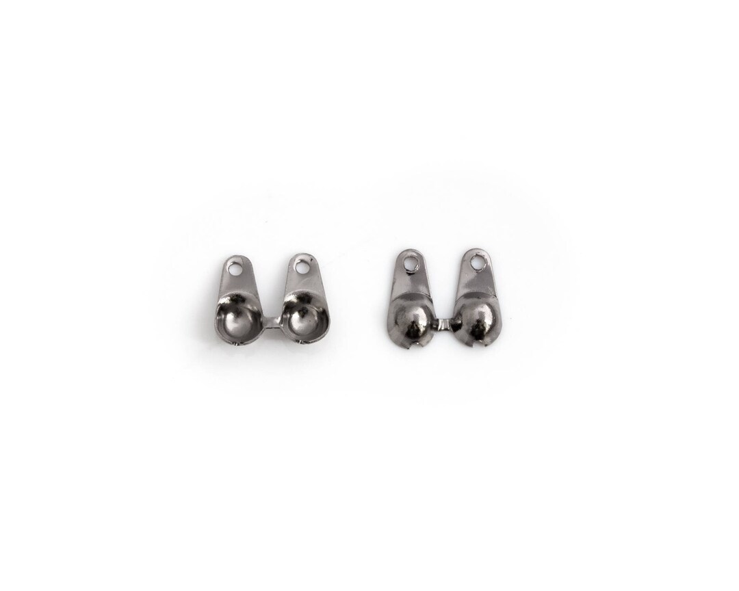 Ball Chain End, Crimp End With Loop, Clamshell Knot Cover, Crimp Cover ...