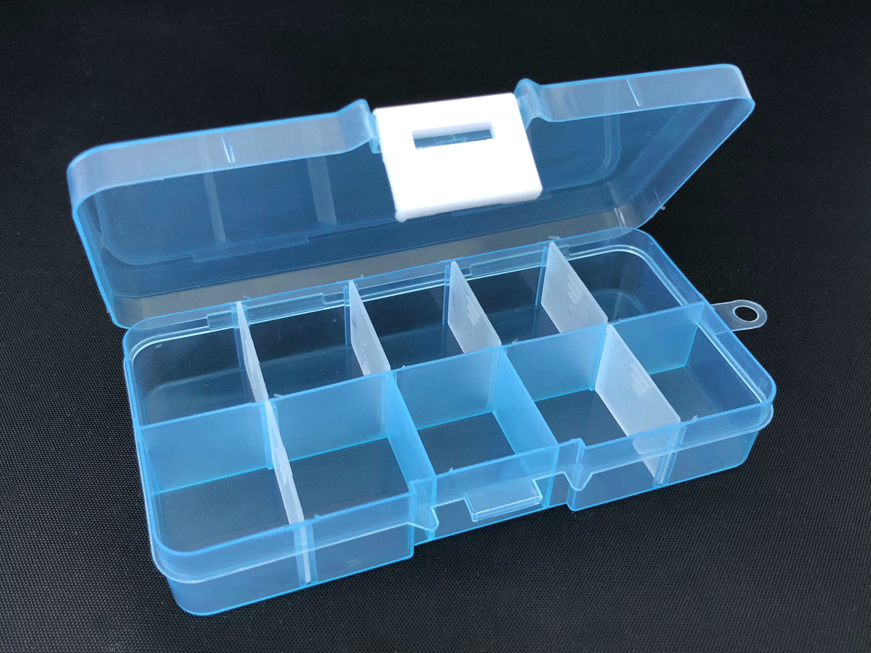 Plastic Storage Box 10 Compartment Box Bead Container Box | Etsy