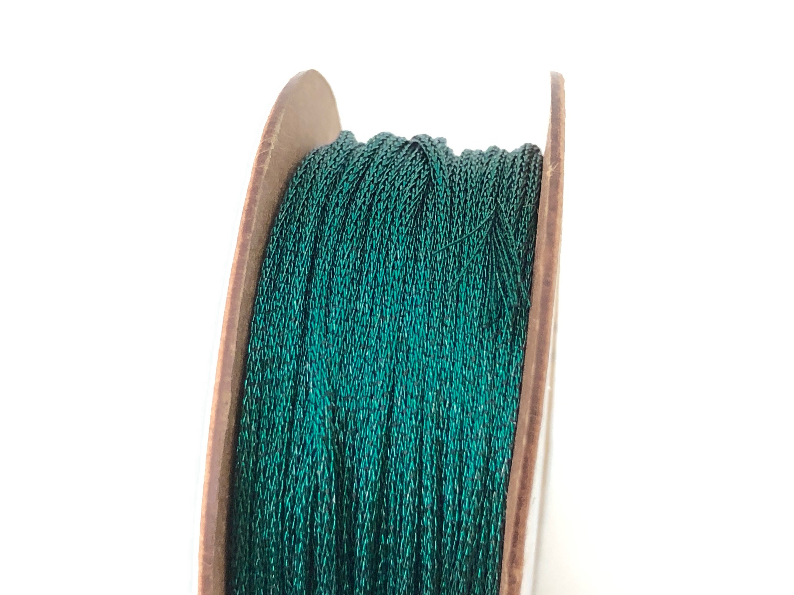 Cordón metálico de 1 mm cordón trenzado redondo cordón | Etsy