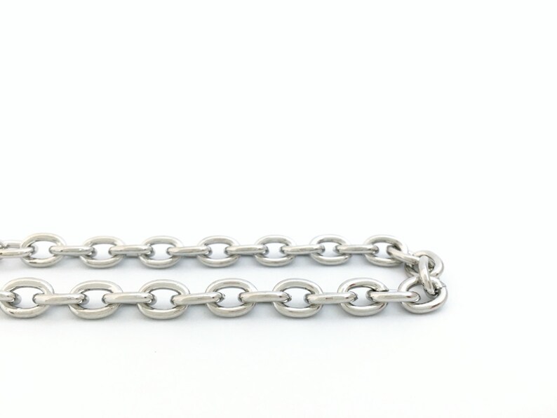 7x9.5 Oval Link Chain Steel Chain Unsoldered Chain Jewelry - Etsy
