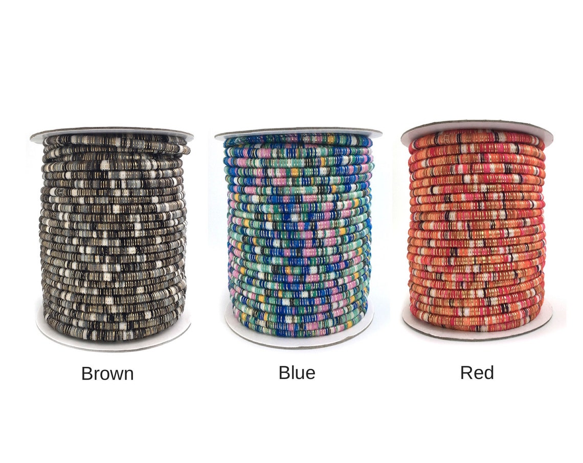 6mm Tribal Cord, Ethnic Cord Textile Cord Woven Cord Multicolor Cord ...