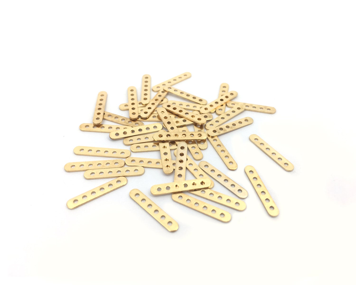 Gold Spacer Bar End Bar Jewelry Connector Necklace Spacer | Etsy