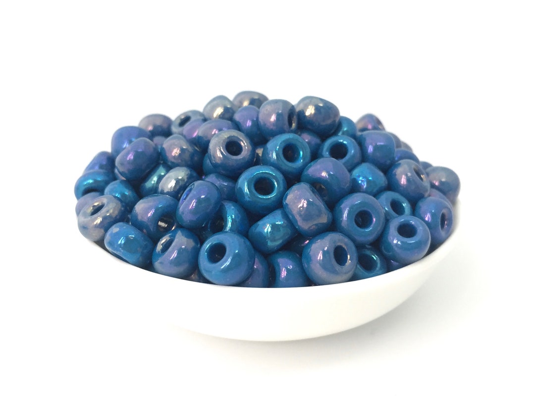 20g Large Hole Bead, Macrame Bead, Seed Bead, Czech Glass Bead ...