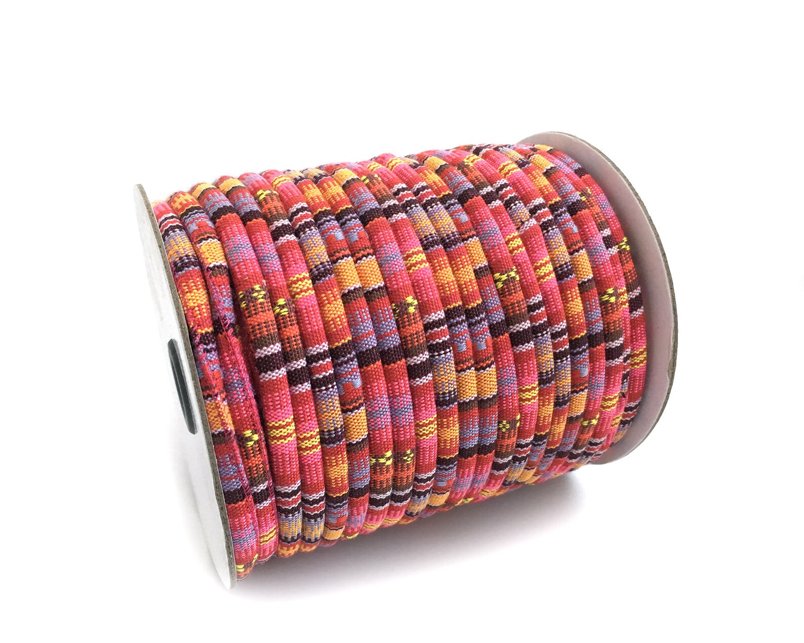 6mm Ethnic Cord, Fabric Cord, Multicolor Cord, Necklace Cord, Bracelet ...