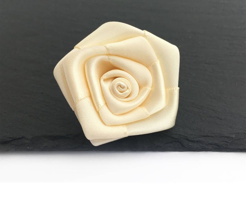 50mm Satin Ribbon Flower Satin Rosettes Bridal Wedding - Etsy