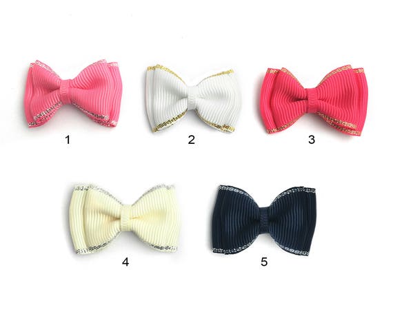 Tiny Bow Embellishment Rib Ribbon Bow Mini Bow Sew on | Etsy