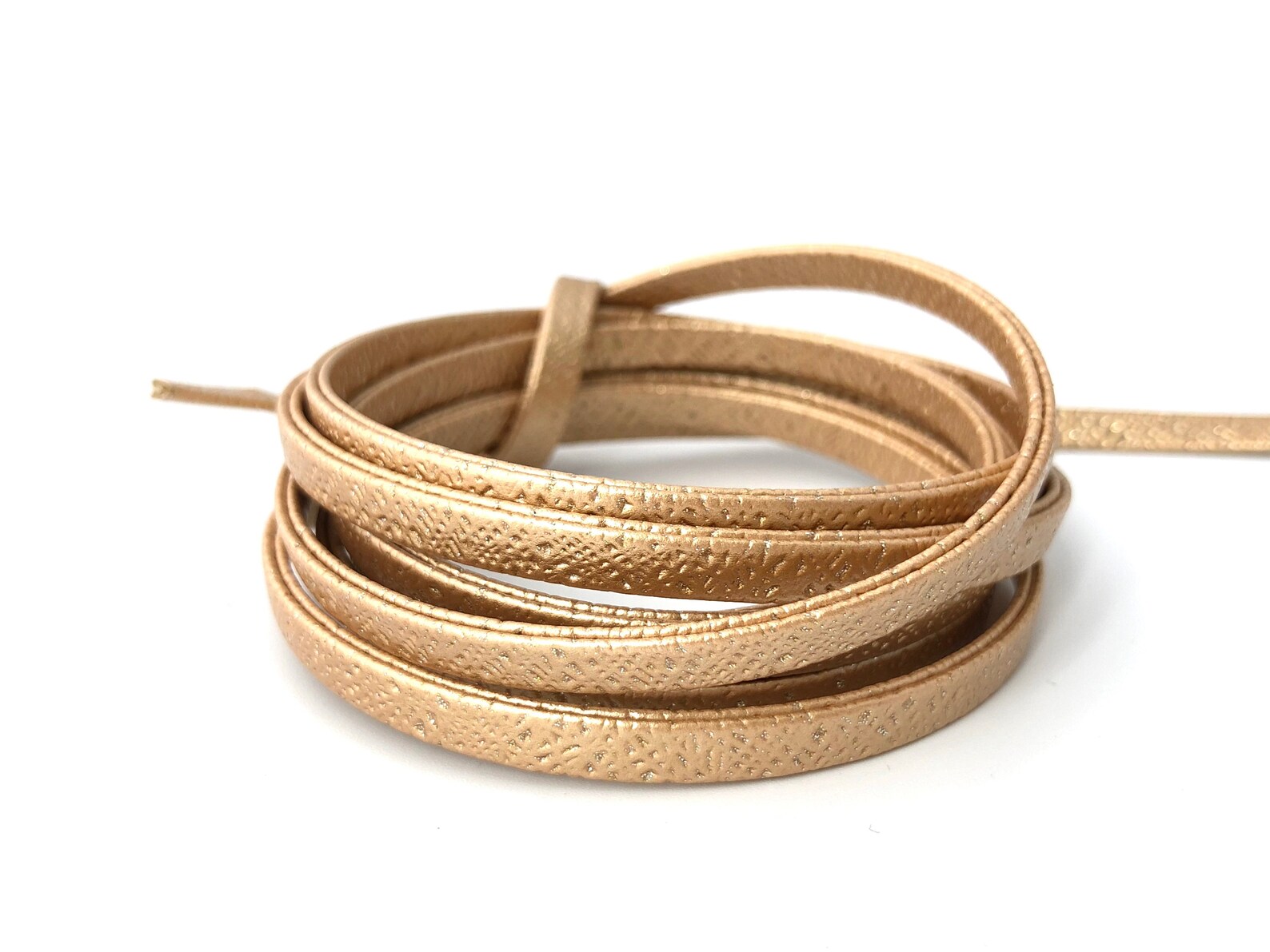 6mm Metallic Cord, PU Cord, Flat Cord, Faux Leather Cord, Necklace Cord ...