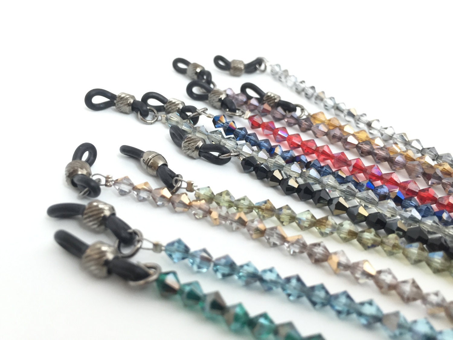 Crystal Eyeglass Chain, Beaded Glasses Chain, Sunglass Chain Lanyard ...