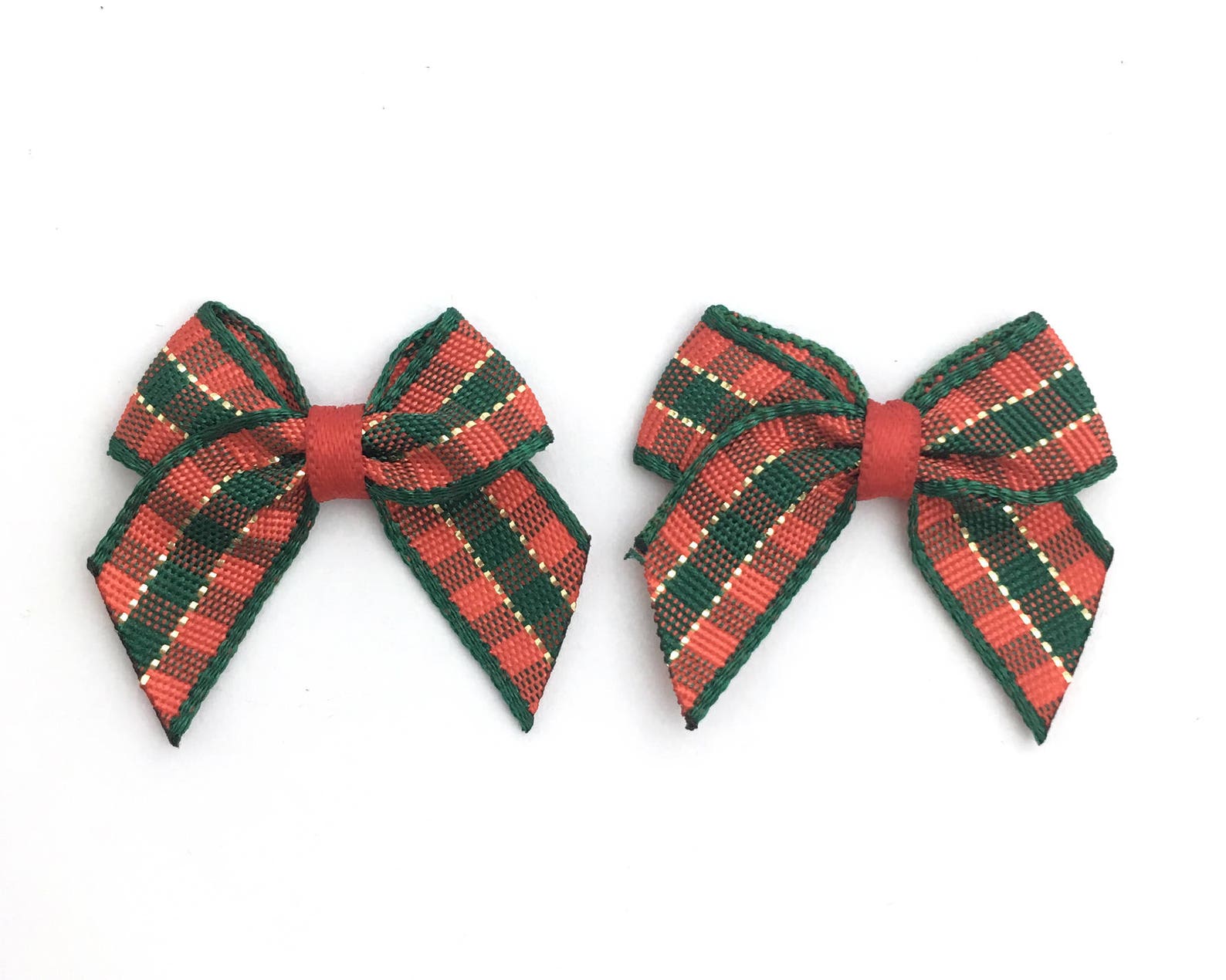 Tiny Checker Bow Plaid Bow Mini Butterfly Bow Ribbon Bow - Etsy