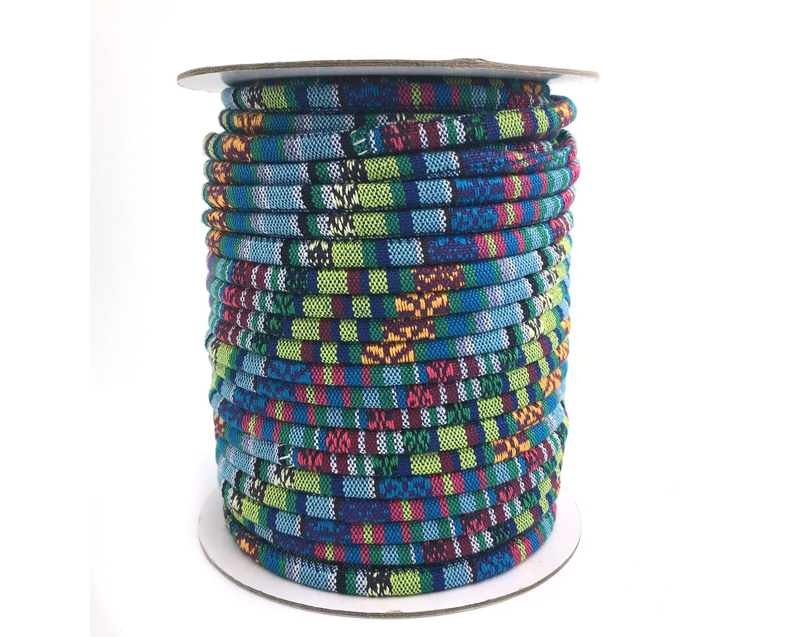 6mm Ethnic Cord, Fabric Cord, Multicolor Cord, Necklace Cord, Bracelet ...