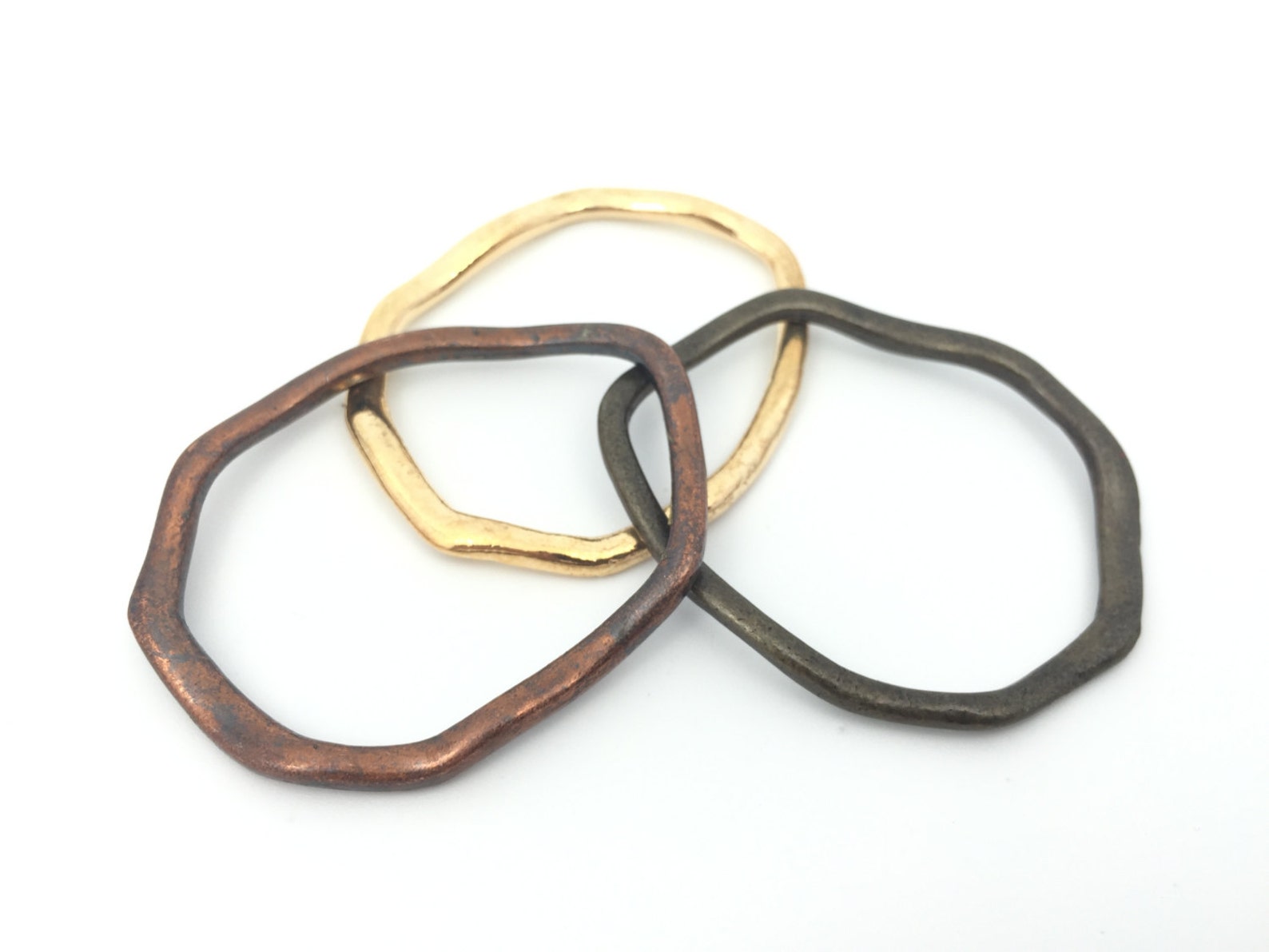 Large Ring Connector Big Ring Spacer Metal Ring Pendant - Etsy