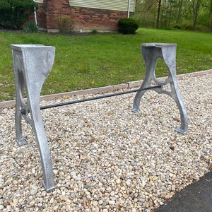 Cast Iron Table Legs Table Base Industrial Trestle - Etsy