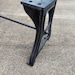 Cast Iron Bench/coffee Table Legs 2 Pack Industrial Embossed “ RUSTIC ...