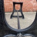 Cast Iron Bench/coffee Table Legs 2 Pack Industrial Embossed “ RUSTIC ...