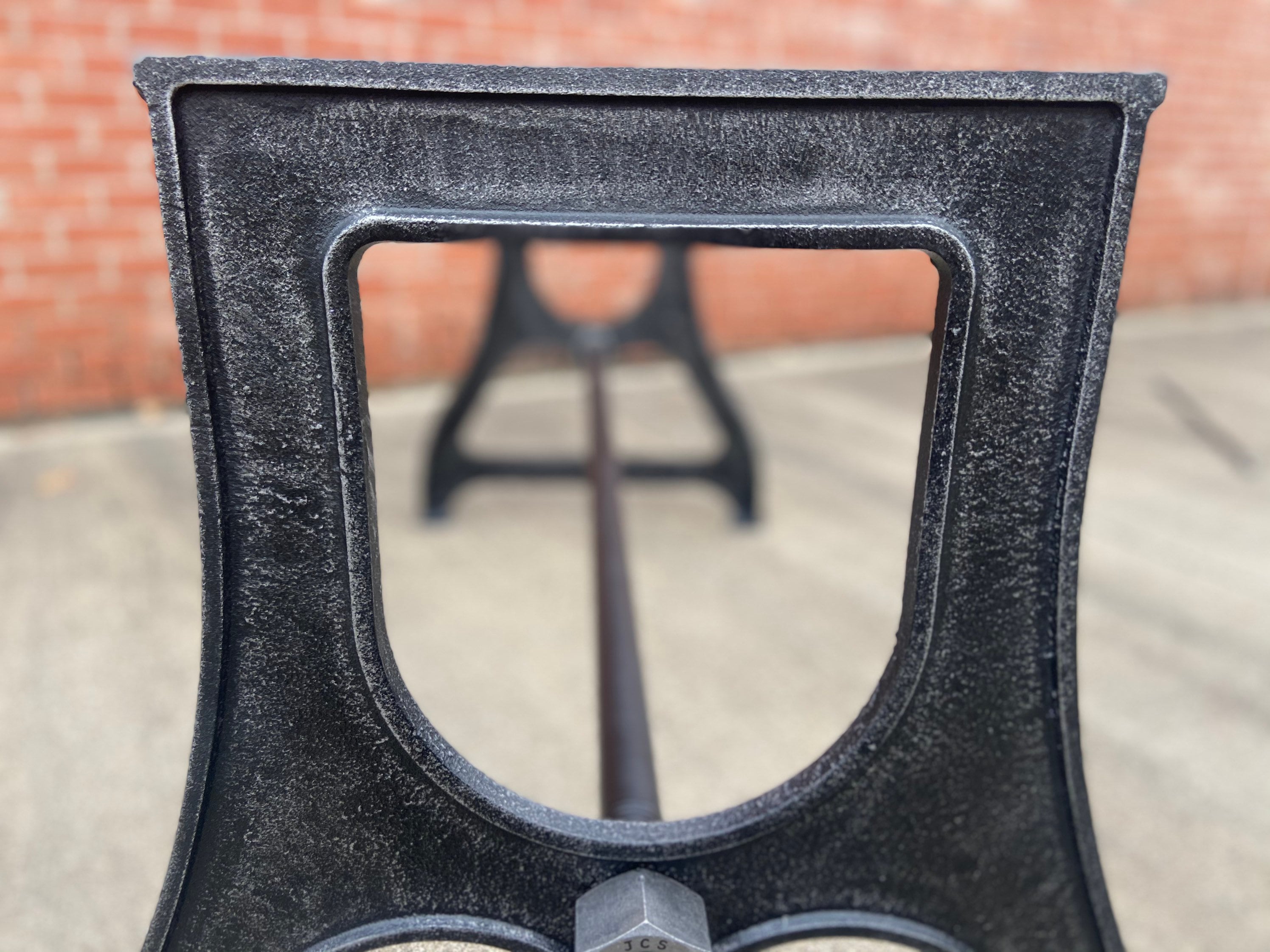 29” Tall “RUSTIC” Finish Cast Iron Dining Table Legs Industrial. Live ...