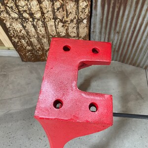 Cast Iron Counter Height 33 Trestle Legs on Casters. Industrial ...