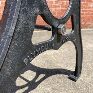 Cast Iron Dining Table Legs, Desk Base, Industrial Design, Trestle - Etsy