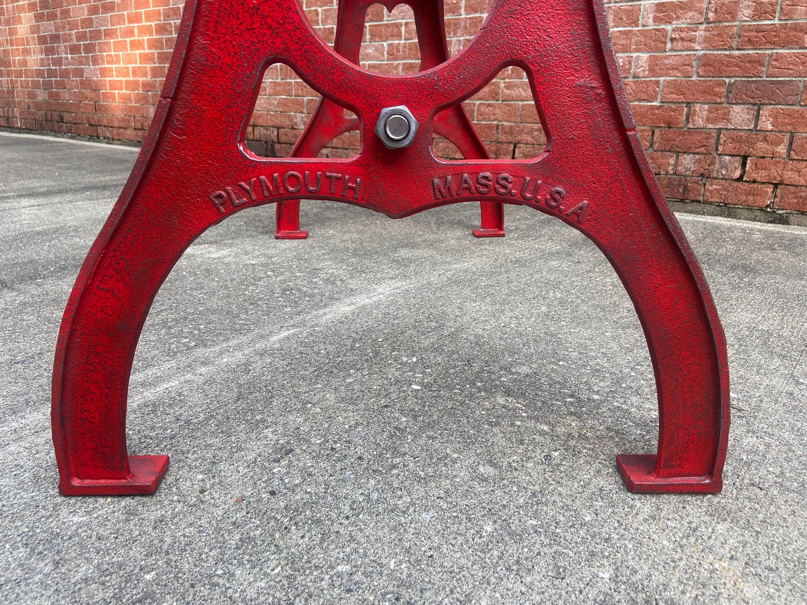 Cast Iron Dining Table Legs, Desk Base, Industrial Design, Trestle - Etsy