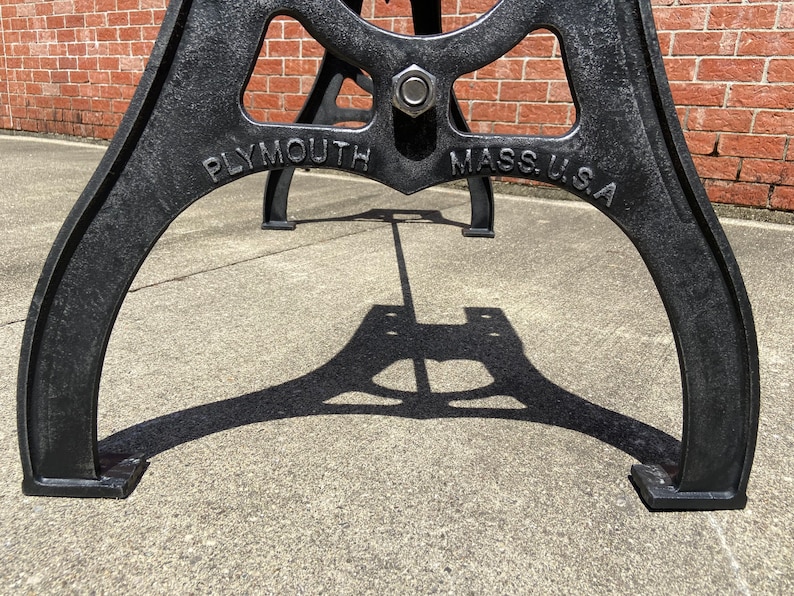 Cast Iron Dining Table Legs Desk Base Industrial Design | Etsy