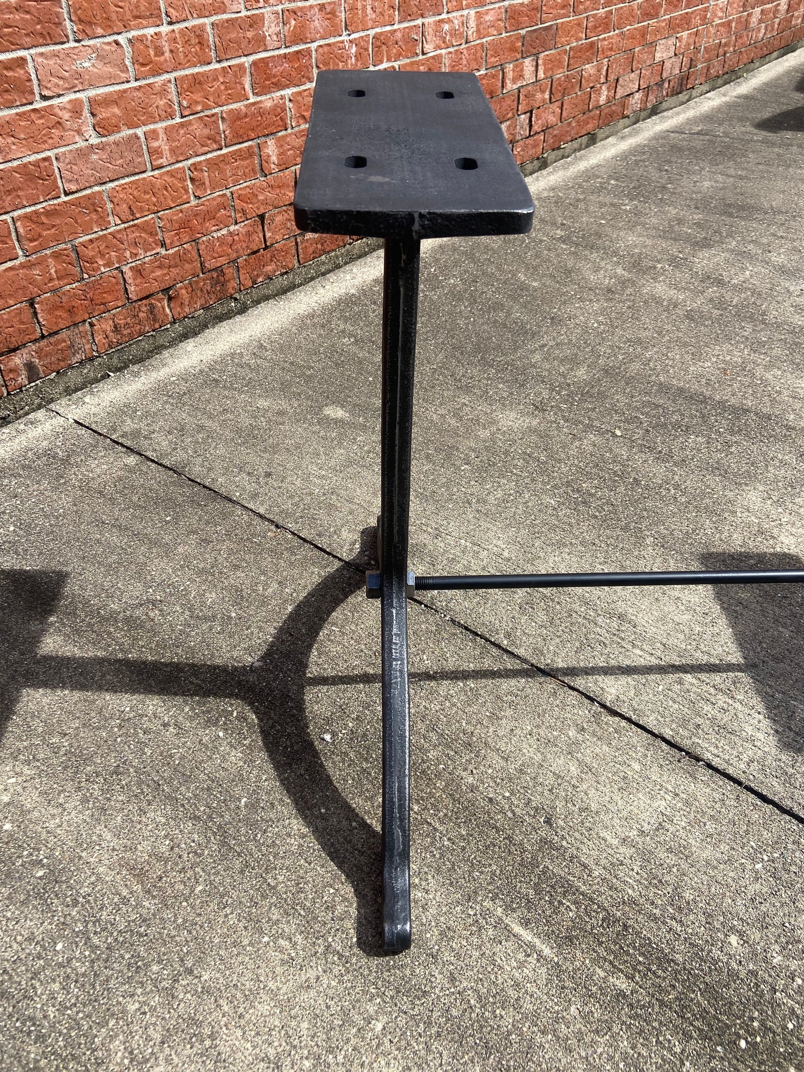 28 Rustic Finish Wishbone Cast Iron Dining Table Legs, Desk Base ...