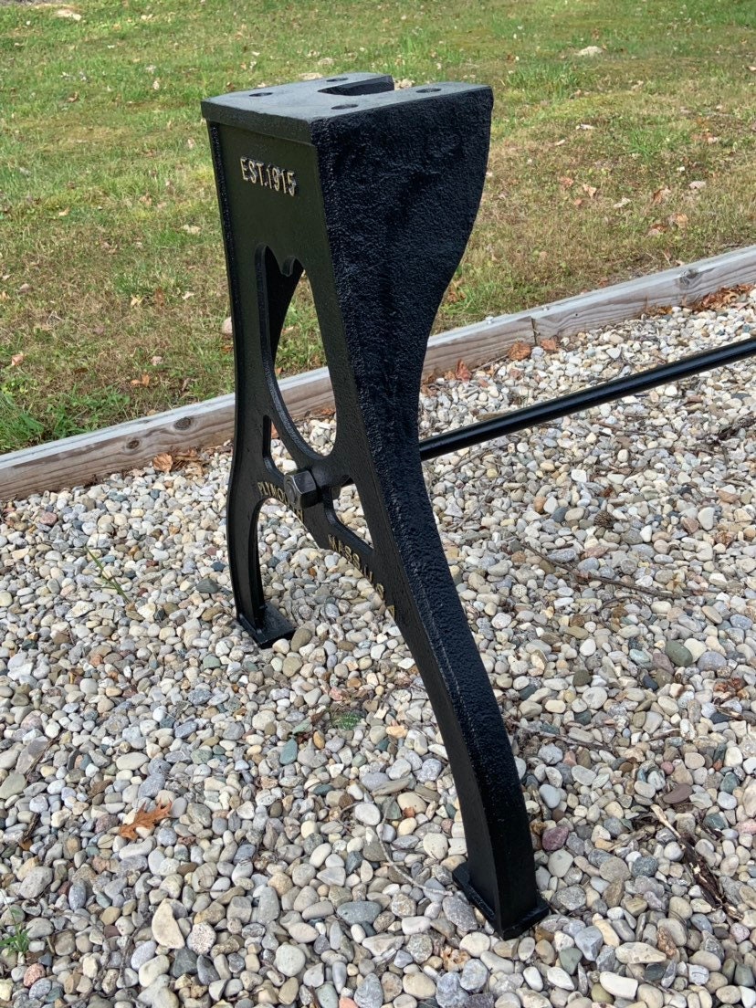 Cast Iron Dining Table Legs, Desk Base, Industrial Design, Trestle - Etsy