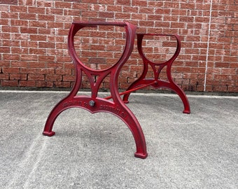 Rustic deco vintage industrial ductile cast iron table base store