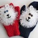 Frosty Bear Mittens Knitting Pattern - Etsy