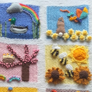 THE YEAR ROUND Calendar Blanket Knitting Pattern - Etsy